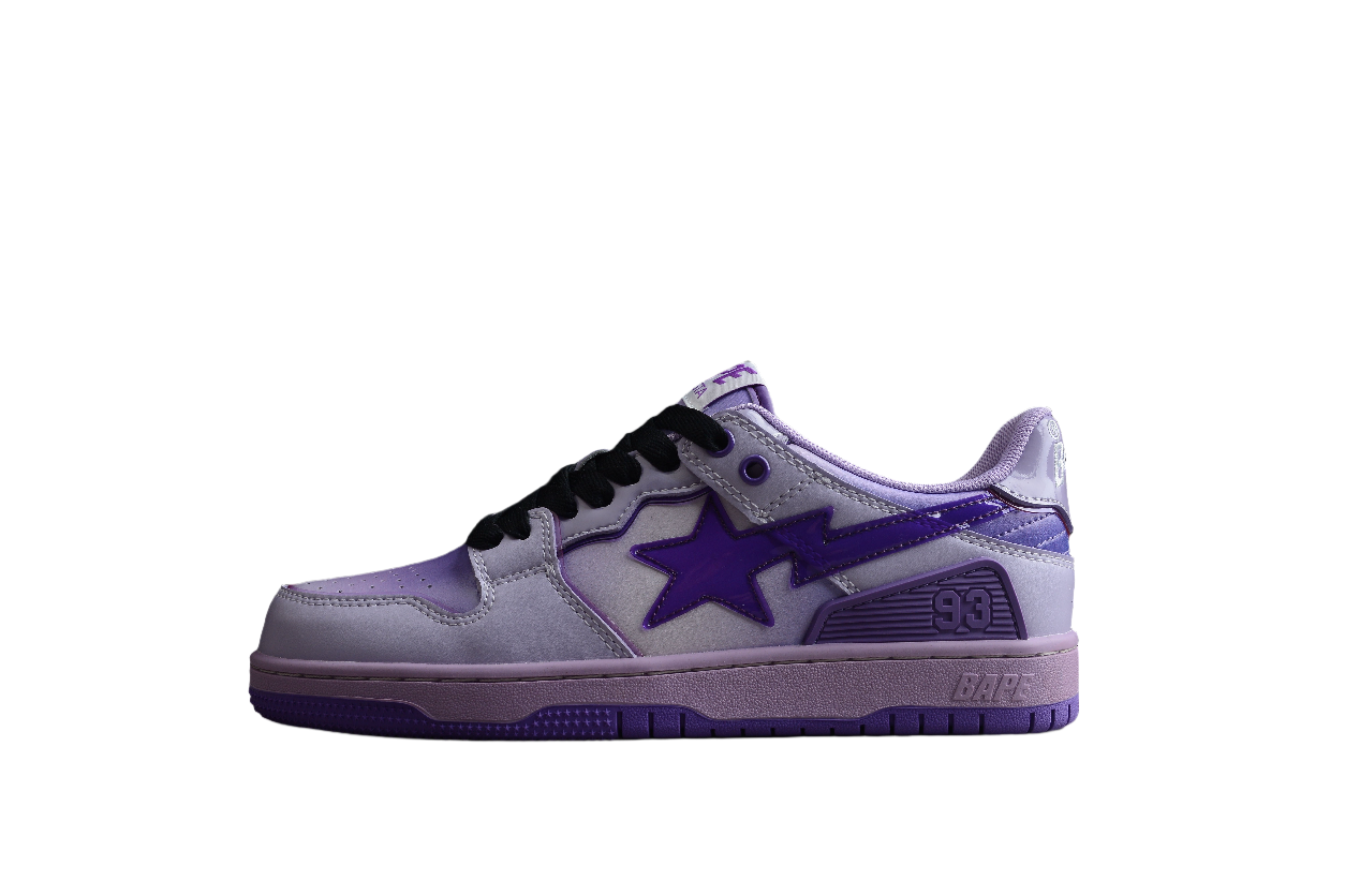 BAPE STA Low-Top Purple Gradient Sneakers – Phantom Kicks