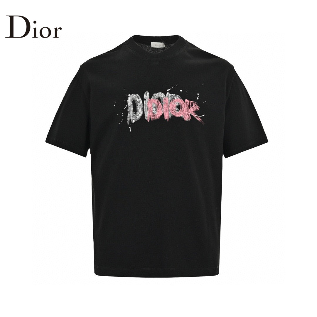 Dior Graffiti Logo T-Shirt in Black – Phantom Kicks