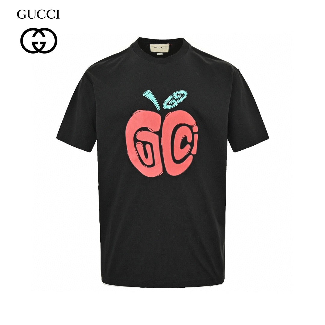 Gucci Apple Logo T-Shirt (Black) – Phantom Kicks