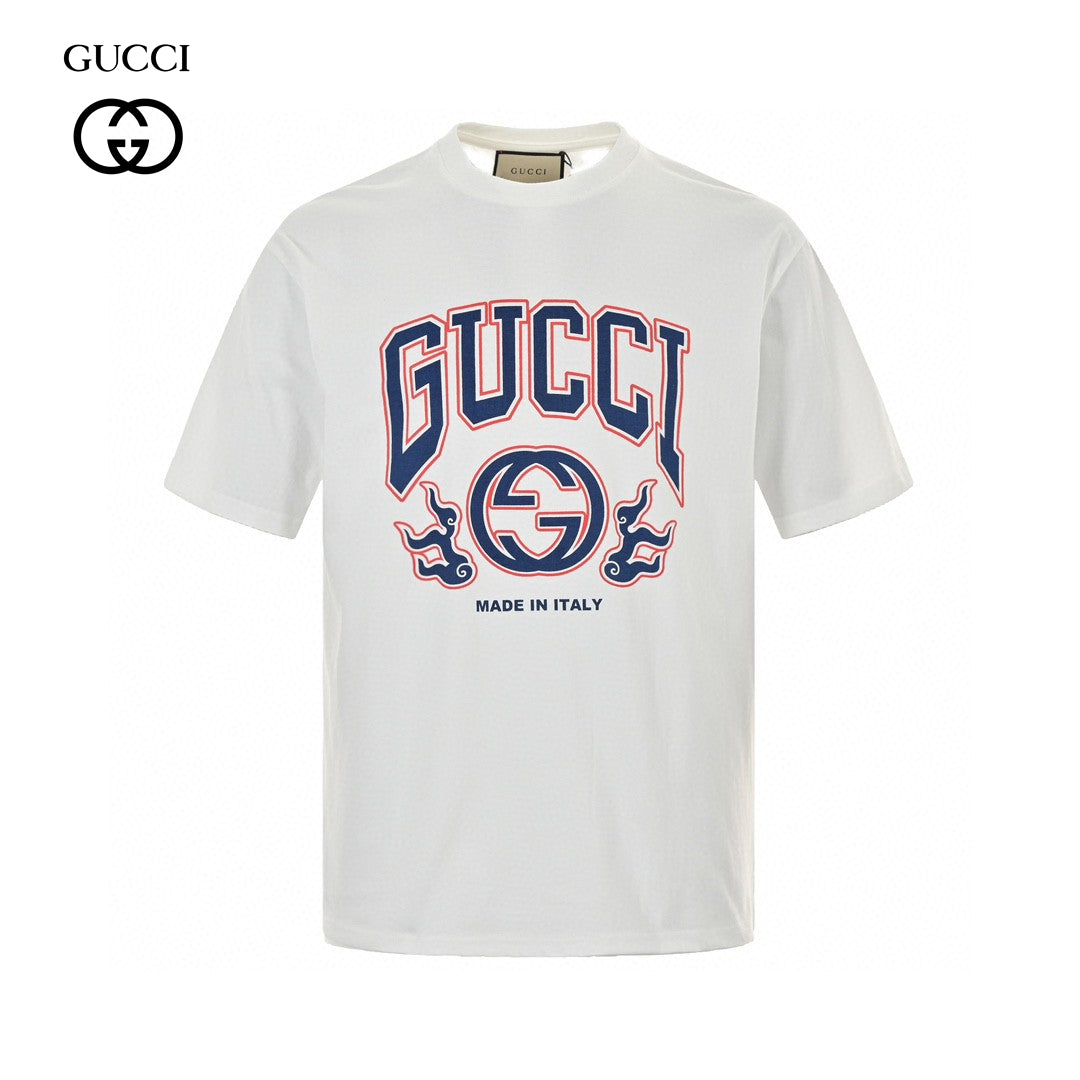 Gucci White T-Shirt with Bold Logo – Phantom Kicks
