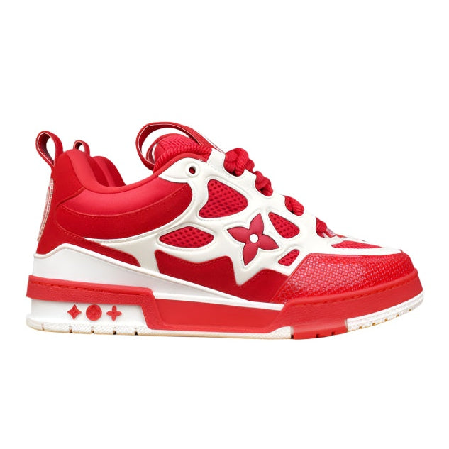 LV SKATE SNEAKER RED WHITE – Phantom Kicks