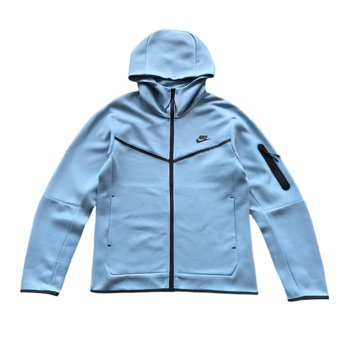 NIKE TECH FLEECE HOODIE x LIGHT BLUE – Phantom Kicks