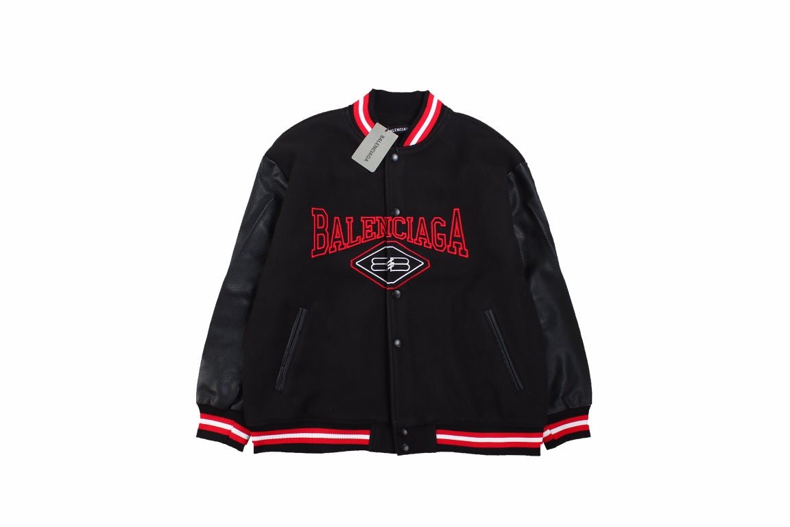 Balenciaga Black Varsity Jacket – Phantom Kicks