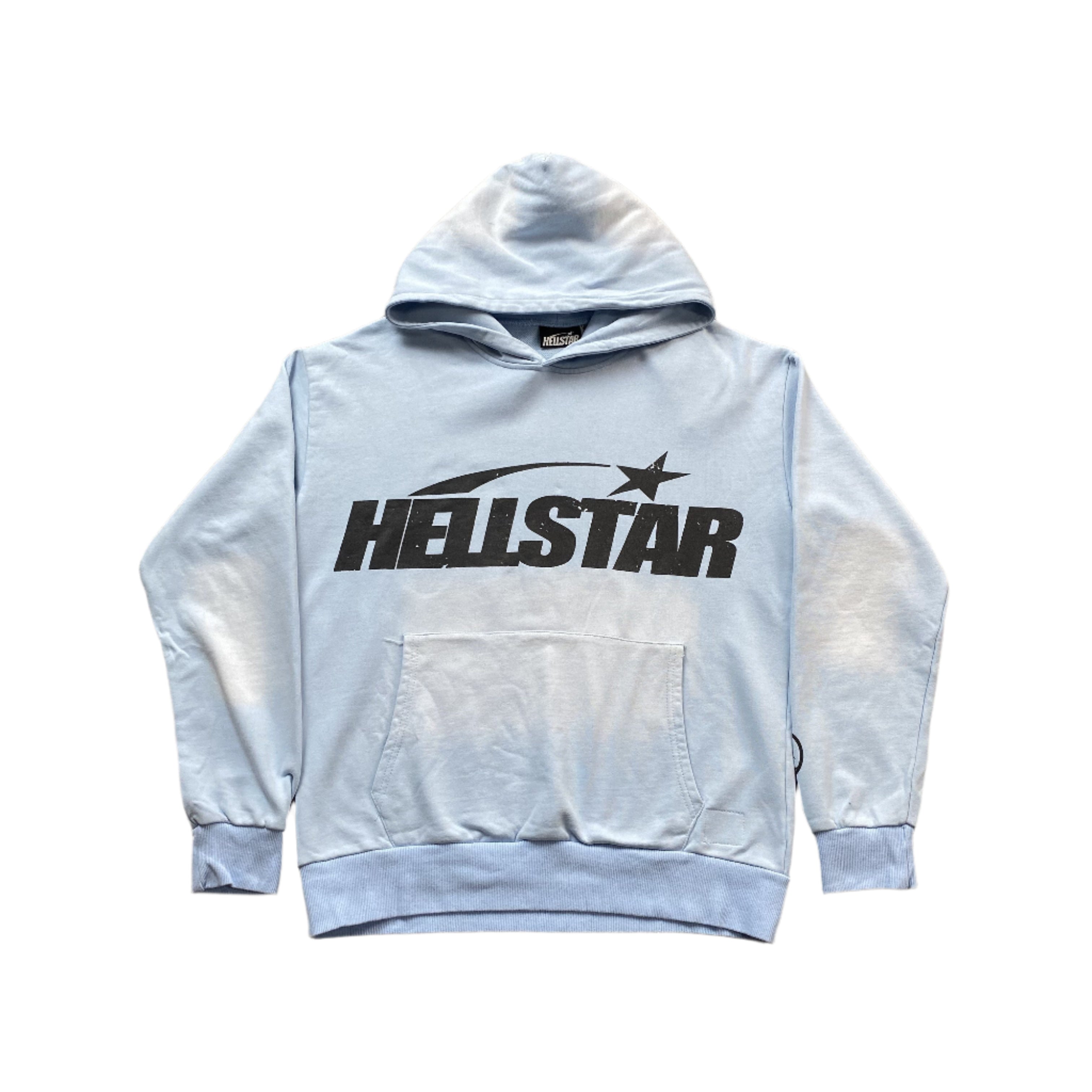 Hellstar "Records" Sky Blue Hoodie – Phantom Kicks