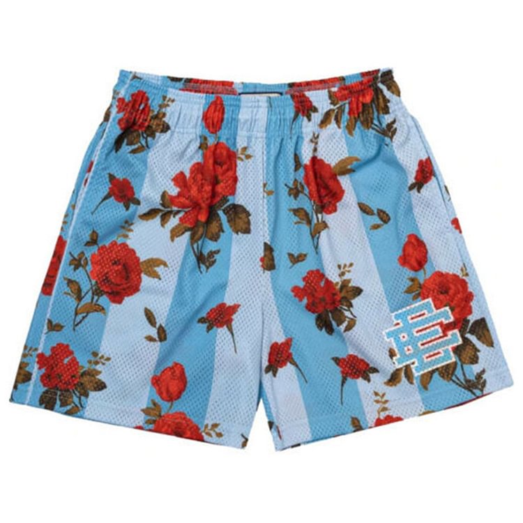 EE Mesh Short Red Rose-Blue – Phantom Kicks